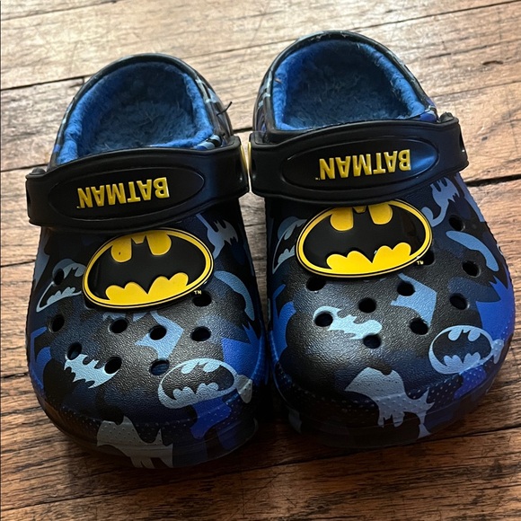CROCS | Shoes | Batman Crocs With Blue And Black Design | Poshmark